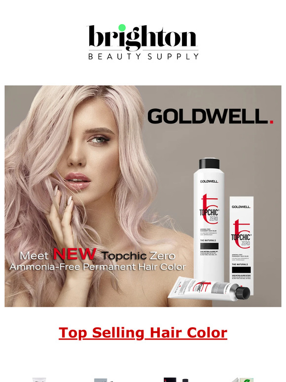 Brighton Beauty Supply: Discover NEW Goldwell Topchic Zero Ammonia-Free ...