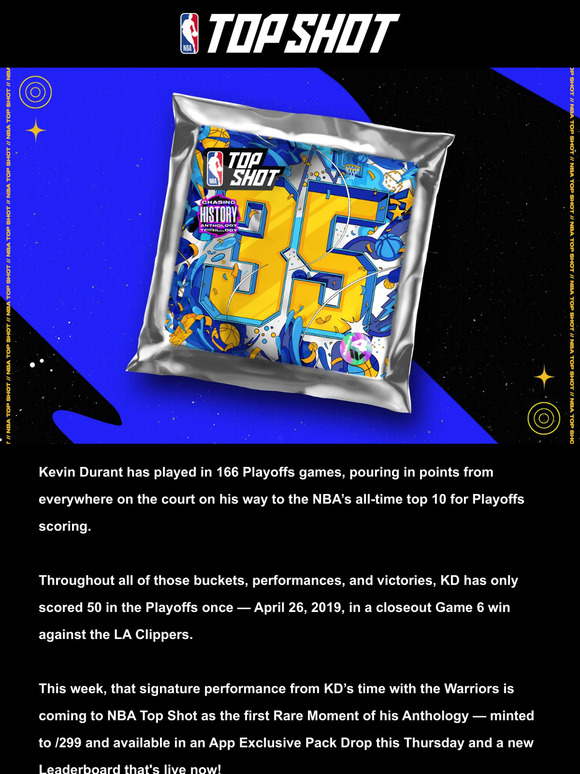 NBA Top Shot: Collect NBA Playoffs History: The 50 Point Game | Milled