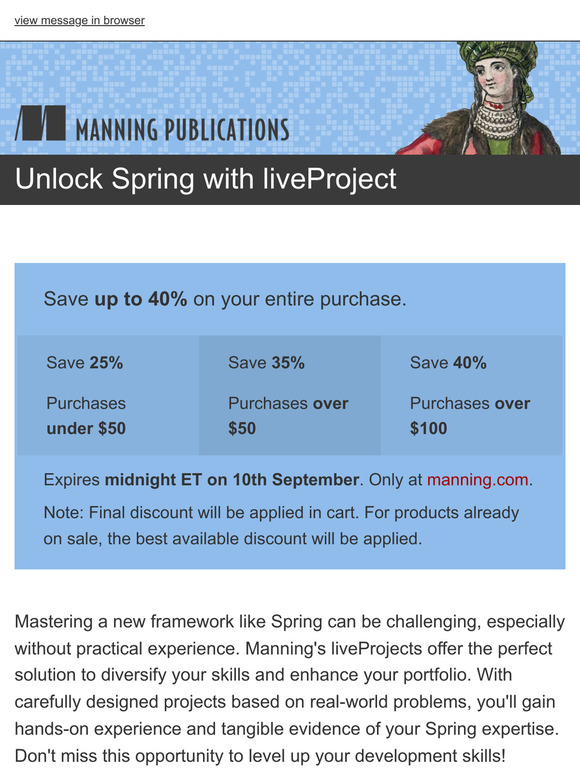 Manning Publications: Unlock Spring's secrets! Immerse yourself in a ...