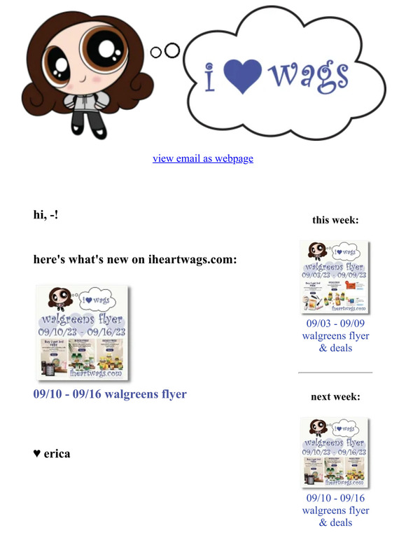 iHeartWags: i heart wags: 09/10 - 09/16 walgreens flyer! | Milled