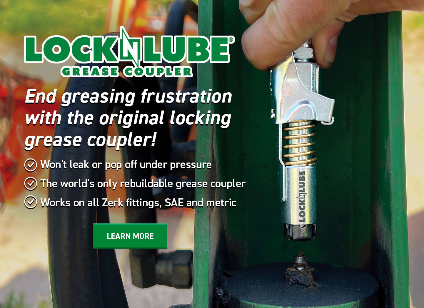 LockNLube: The Locking Coupler Company 🔒 LOCKNLUBE! | Milled