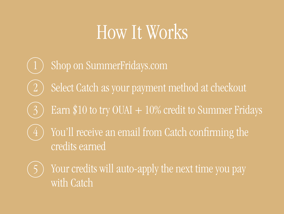 Summer Fridays: $10 Credit to OUAI | Milled