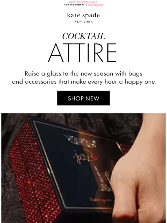Kate Spade Saturday: Cocktail-ready: stir up your look with new pieces ...