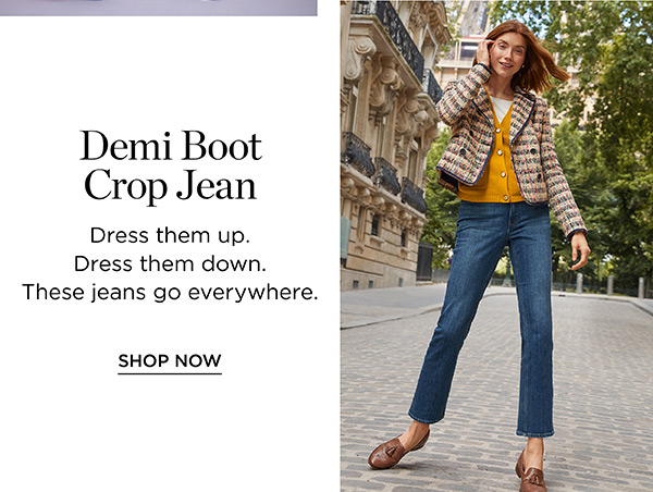 Talbots: 25% off new pants/jeans ENDS TOMORROW! | Milled