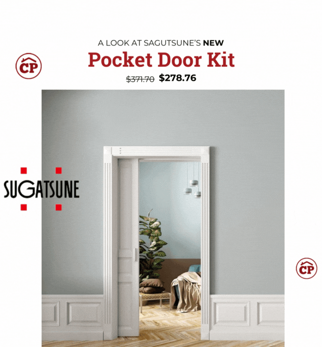 CabinetParts: NEW! Pocket Door Systems by Sugatsune | Milled