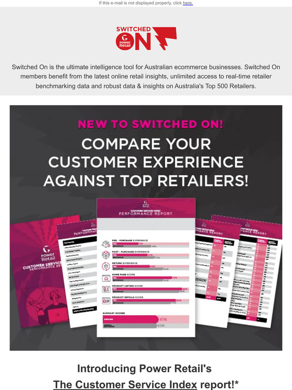 Power Retail: Introducing Power Retail's Customer Service Index Report! 📄 | Milled