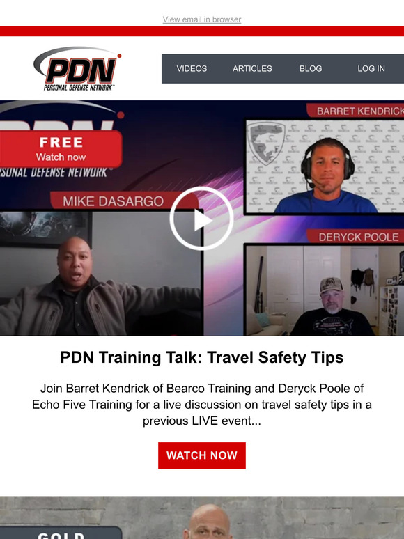 Personal Defense Network: PDN Training Talk: Travel Safety Tips | Milled