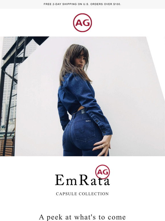 AG Jeans: Your peek inside the EmRata x AG Capsule | Milled