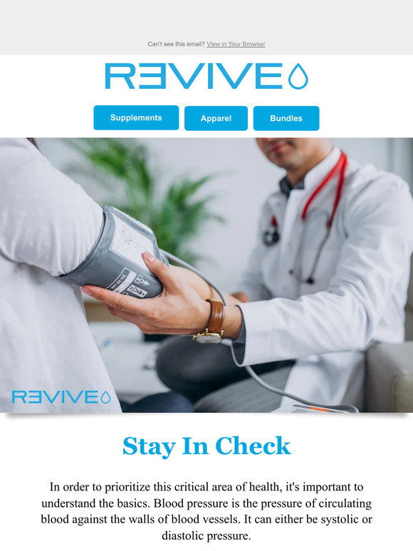 Revive Supplements: The Basics Of Blood Pressure 🩸 What To Know! | Milled