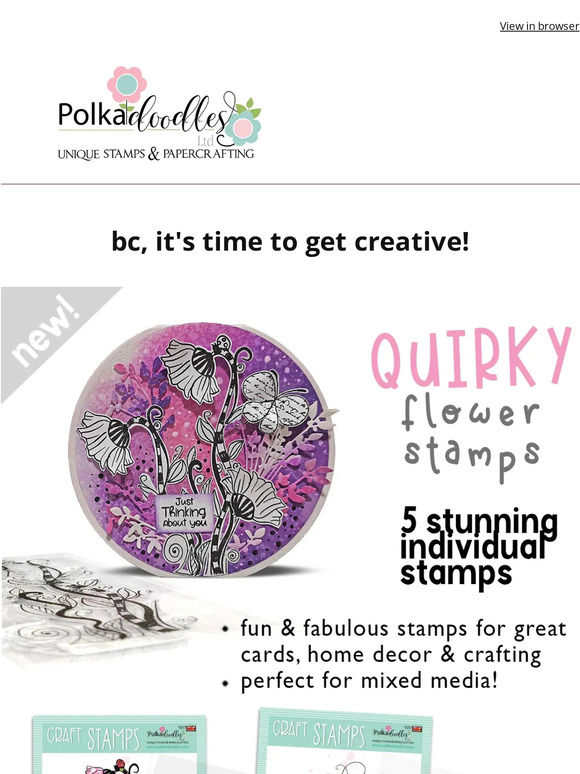 Polkadoodles: bc, create easy, beautiful quirky cards and crafts! 😄 ...