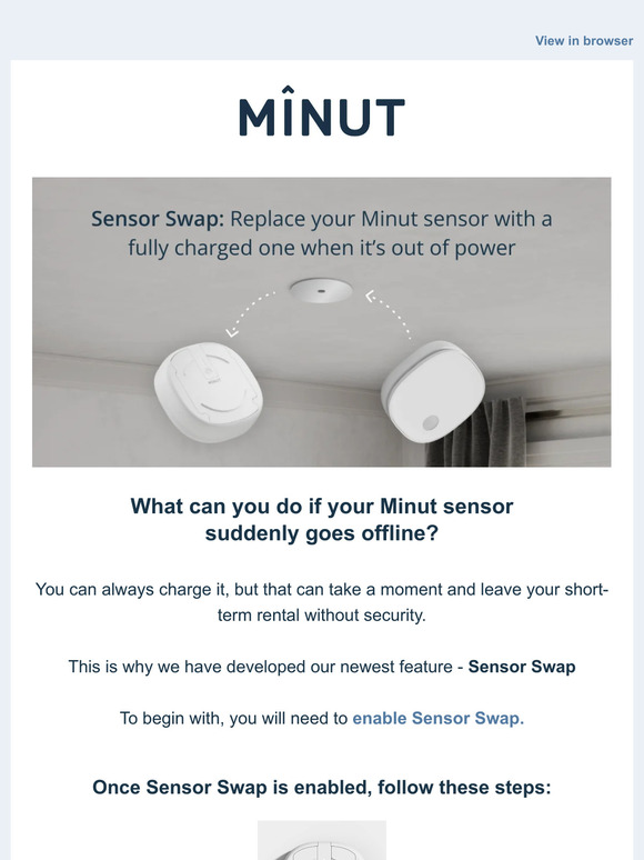 Minut: Get to know our newest feature - Sensor Swap 🔋 | Milled
