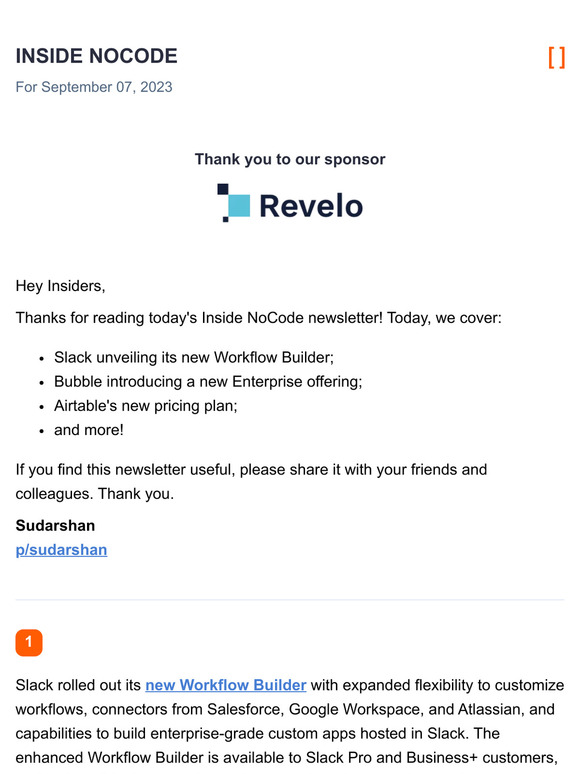 Inside: Slack unveils new Workflow Builder / Bubble introduces ...