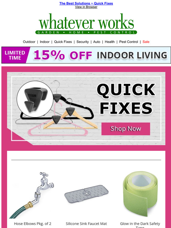 Whatever Works: Get Instant Results with These Quick Fix Solutions ...