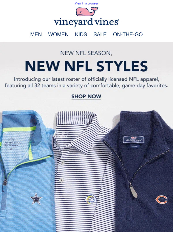 Vineyard Vines: New NFL Styles For Football Fans 🏈 | Milled