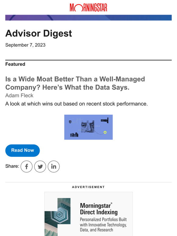 Morningstar: Is a Wide Moat Better Than a Well-Managed Company? Here’s ...
