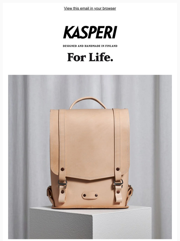 Kasperi: A unique Large Backpack – Available now! 💥 | Milled