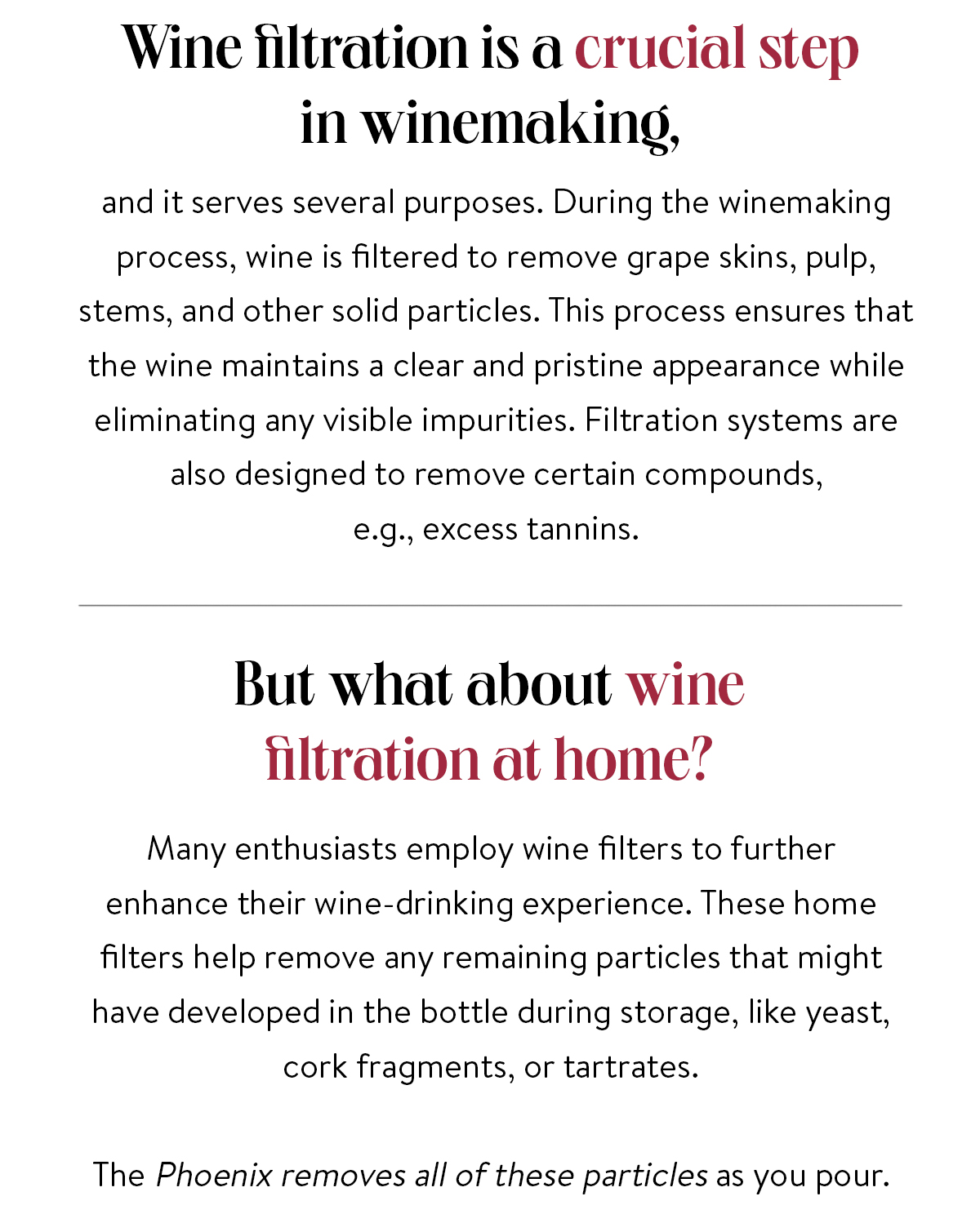 PureWine: The Science Behind Wine Purification | Milled