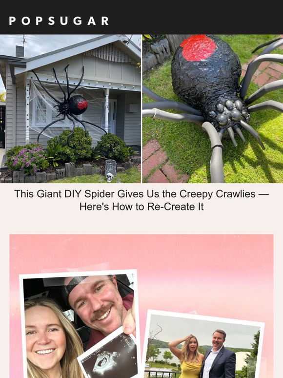 POPSUGAR: This Giant DIY Spider Gives Us the Creepy Crawlies — Here's ...