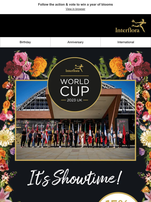 Interflora: Let's go! The Interflora World Cup begins today | Milled