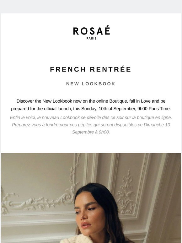 Rosae Paris: New Lookbook Now Online - French Rentrée | Milled