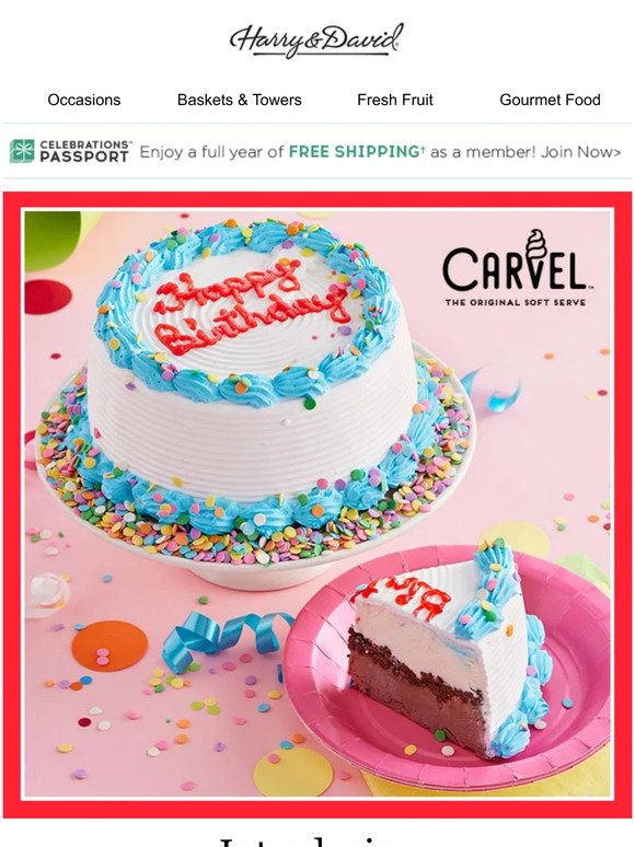 Cushman's: Discover decadent Carvel ice cream cakes. | Milled