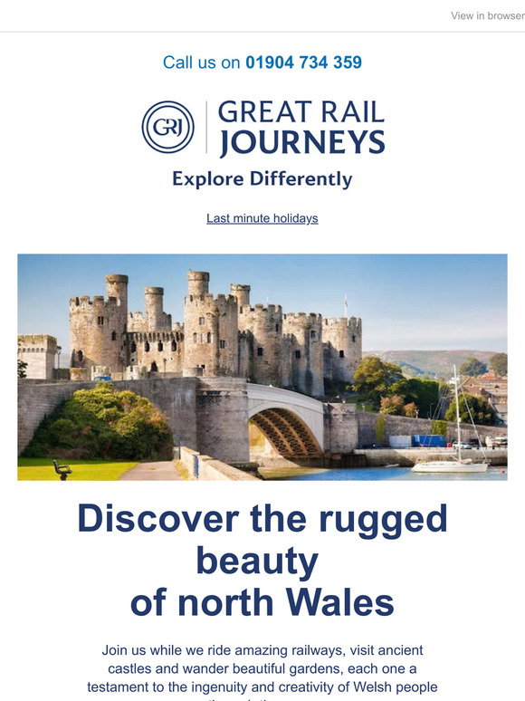 Great Rail Journeys: Magnificent railways and castles of Wales | Milled