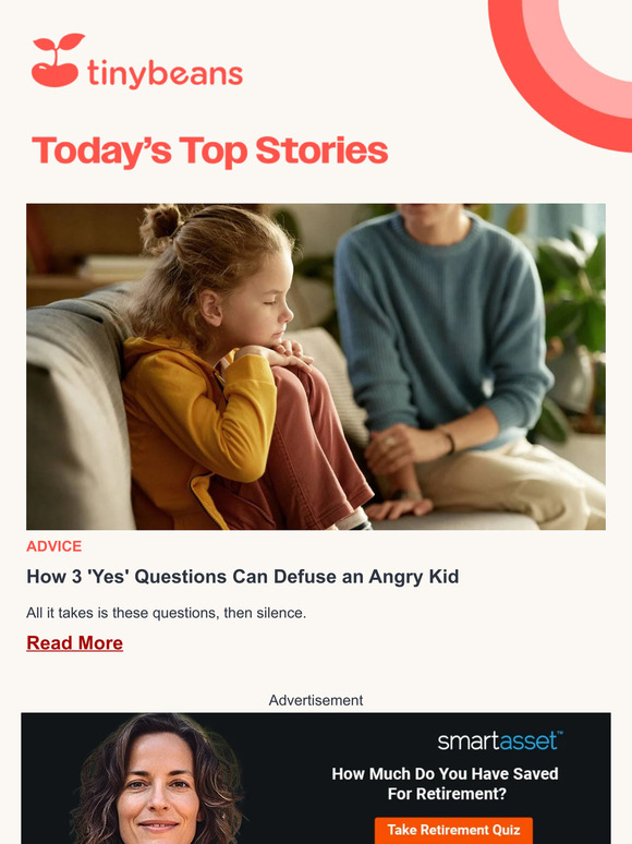 Tinybeans: How 3 ‘Yes’ Questions Can Defuse an Angry Kid | Milled