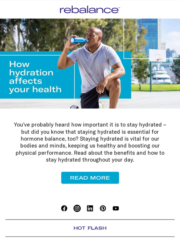 Rebalance Health: Healthy Mind & Body- The Power of Hydration | Milled