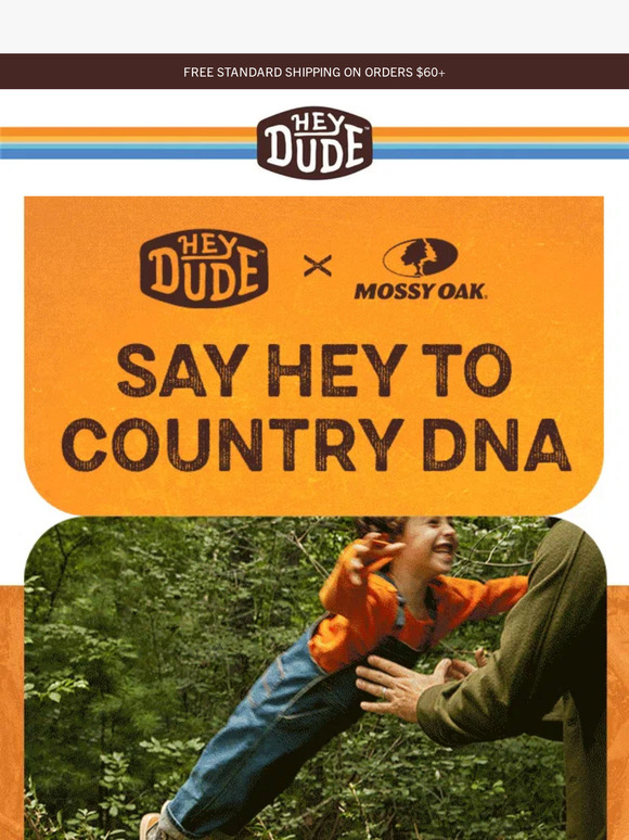 Hey Dude: New HEYDUDE x MOSSY OAK kicks are here 🙌 | Milled