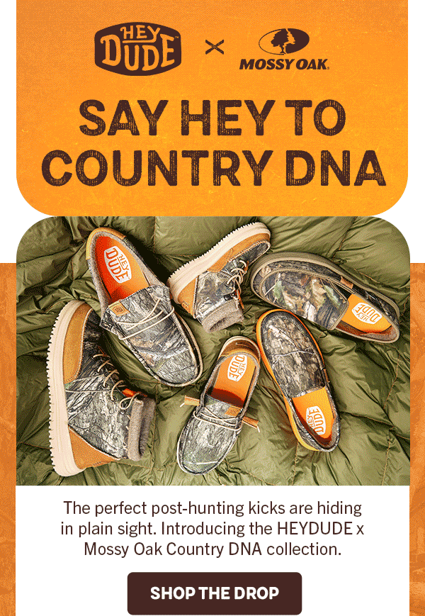 Hey Dude: New HEYDUDE x MOSSY OAK kicks are here 🙌 | Milled