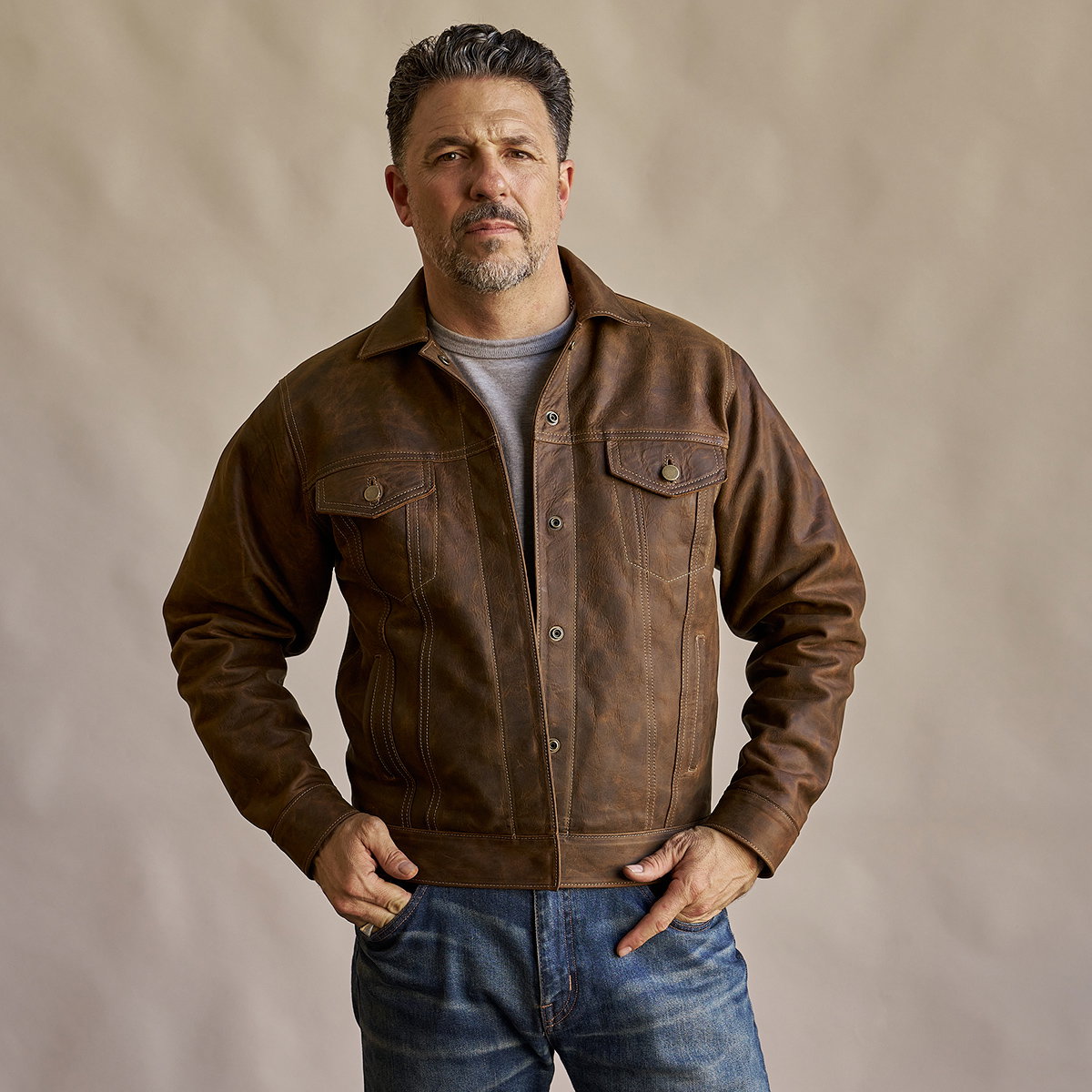 Coronado Leather: The New Indy Bison Dean Jacket No.210 | Only x25 Made ...