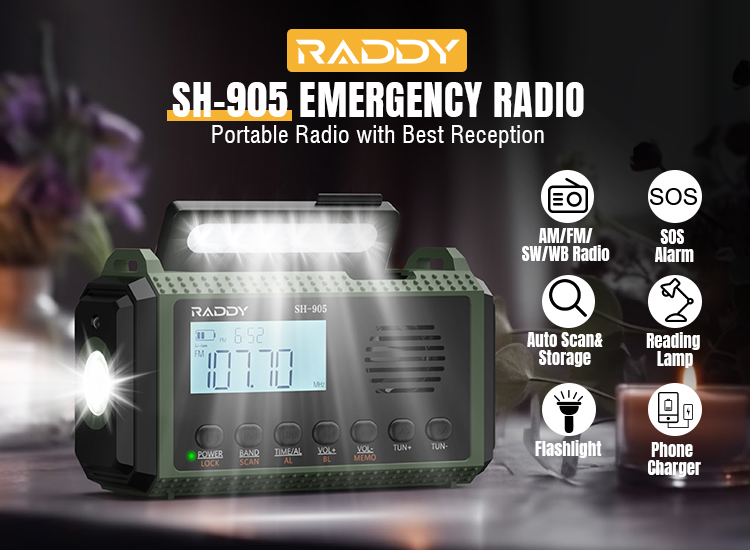 Radioddity: Meet Raddy SH-905 Emergency Radio | Milled