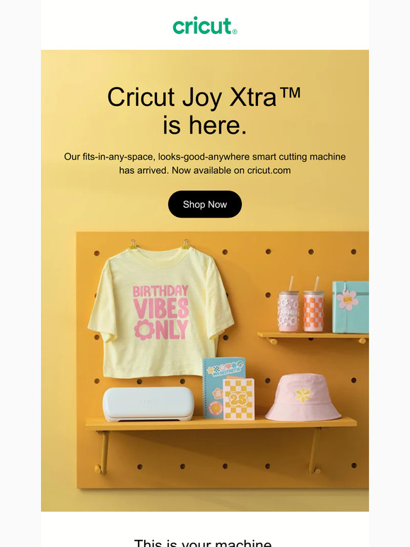 Cricut: Now Available: Cricut Joy Xtra™ 🤩 | Milled