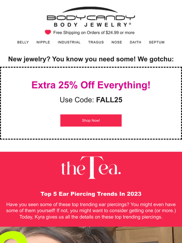 Body Candy: Are you getting these trending ear piercings? | Milled