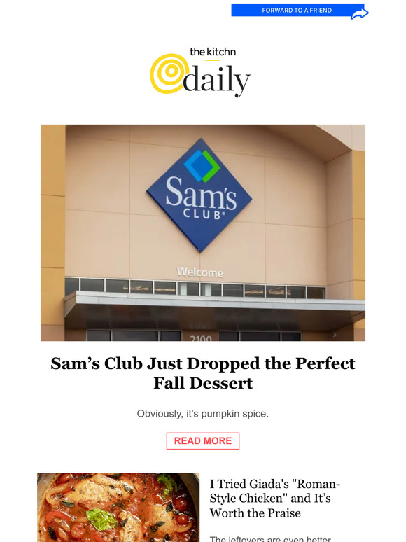 Kitchn: Sam’s Club Just Dropped the Perfect Fall Dessert, I Tried Giada ...