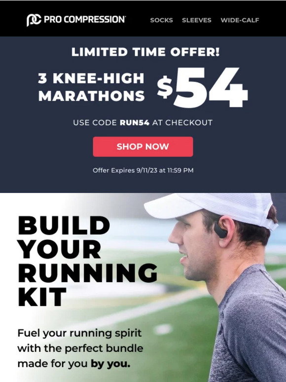 PRO Compression: Limited Time Only: 3 pairs for $54 | Milled
