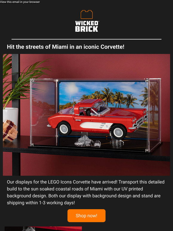 Wicked Brick: Hit the road with our new displays 🏁 | Milled