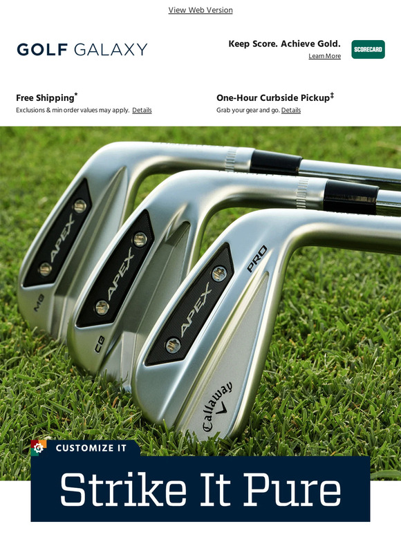 Golf Galaxy: Now available! Callaway 2024 Apex Pro Series Iron ...