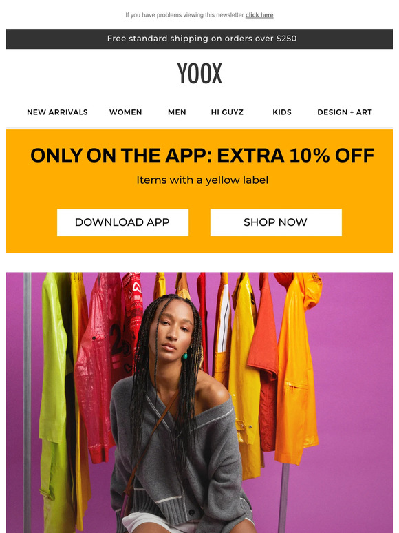 YOOX: Happy Birthday to YOOX: celebrate with us! | Milled
