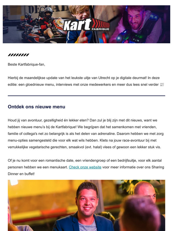 Kartfabrique: Een nieuw food menu, strijd op de kartbaan en meer! 🗞 ...