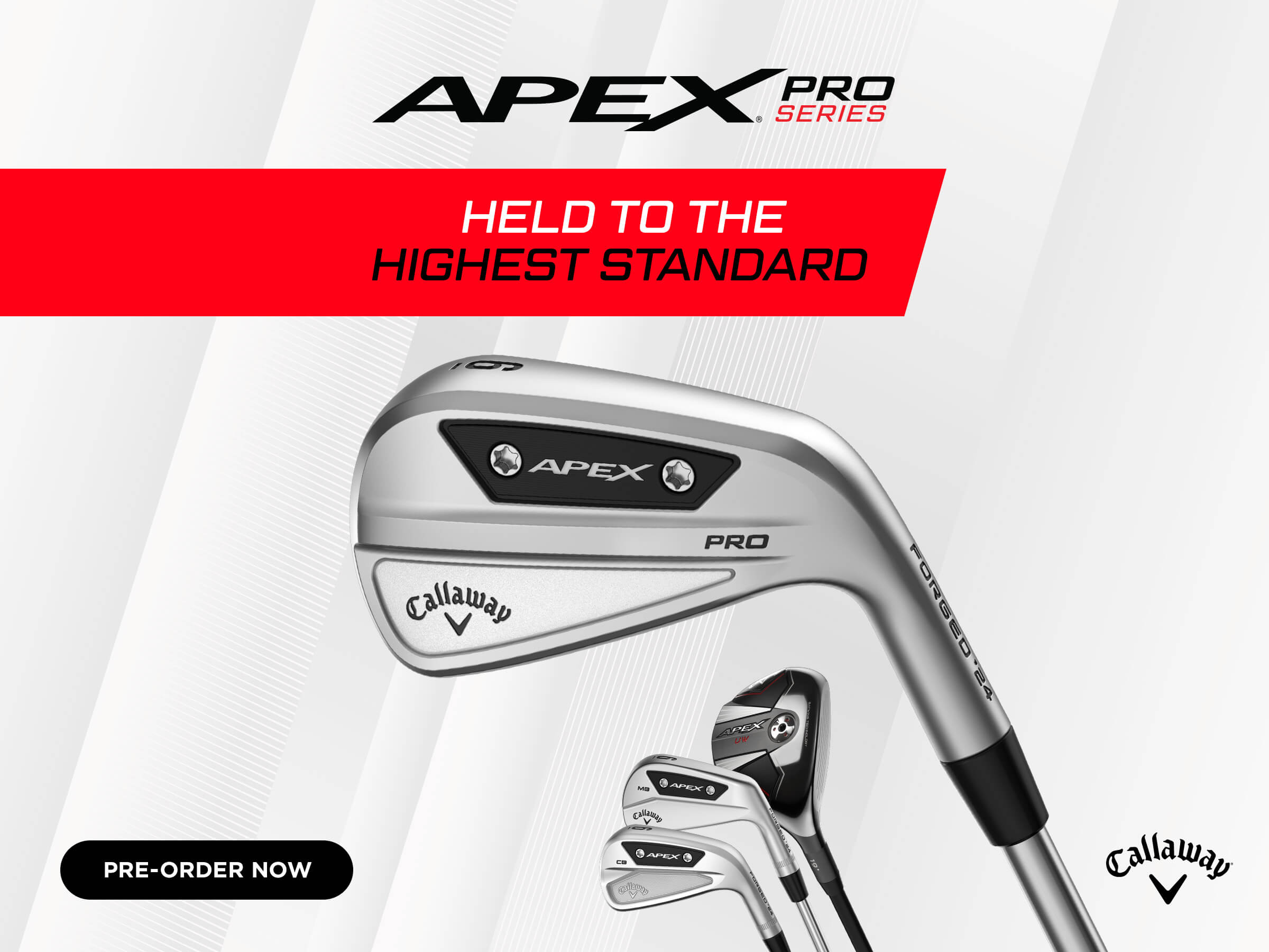 Austad's Golf: ️INCOMING! Callaway Apex Pro Irons Have Landed | Milled