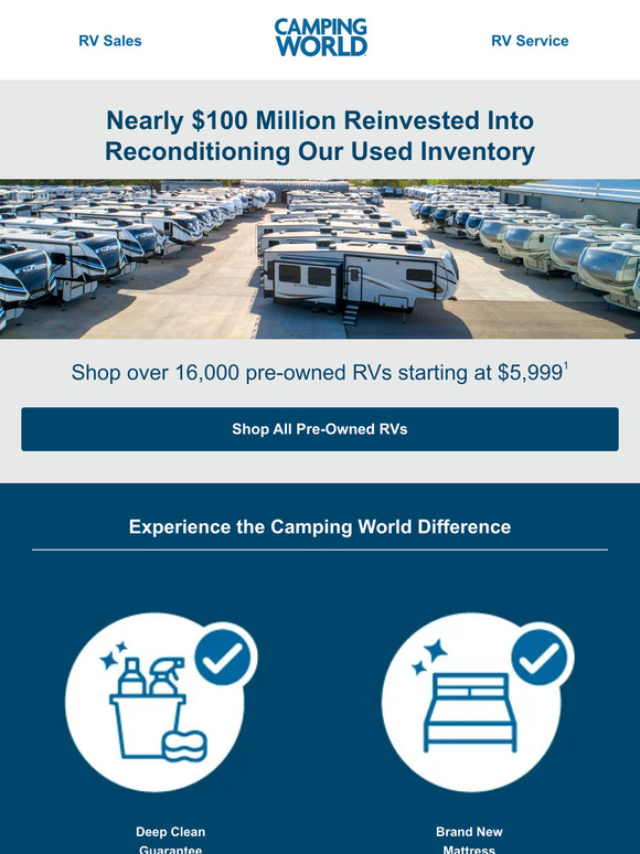 Camping World: We’ve reinvested over $100 million into our pre-owned RV ...