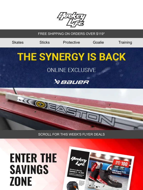 ProHockey Life: Easton Synergy Stick is back - let the nostalgia kick ...
