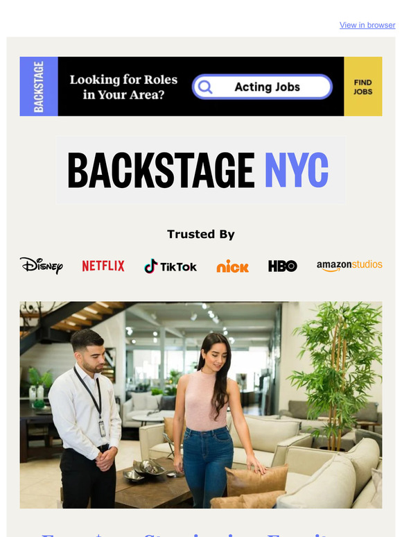 Backstage: Model for a studio med aesthetic party shoot, — | Milled