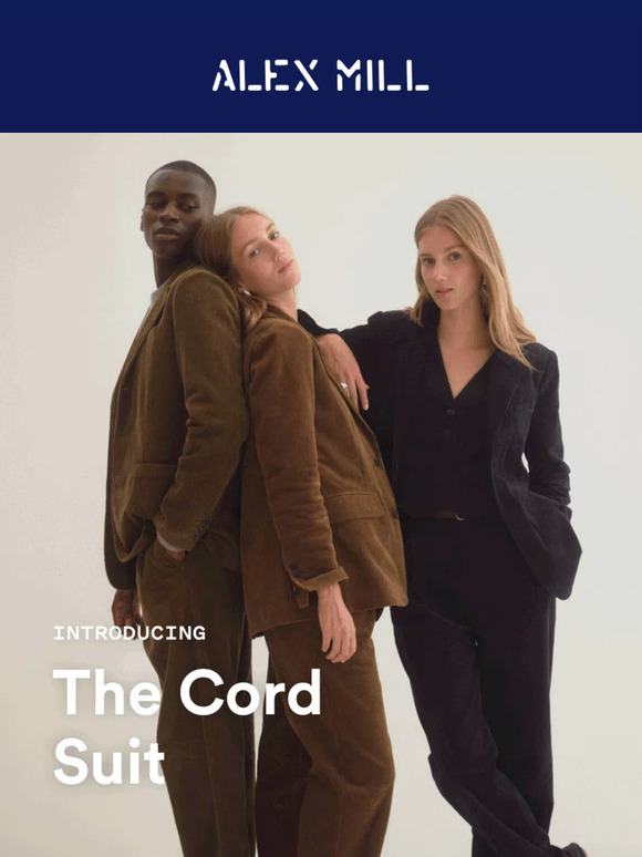Alex Mill: Introducing: The Cord Suit | Milled