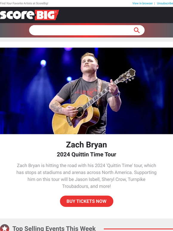 ScoreBig.com: Zach Bryan / Trans-Siberian Orchestra / Los Temerarios ...