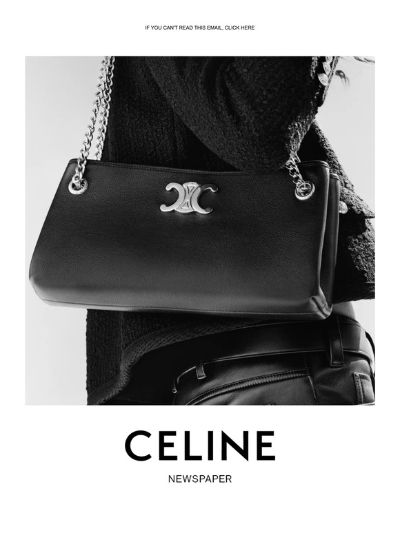 CÉLINE: CELINE NEWSPAPER BAG | Milled