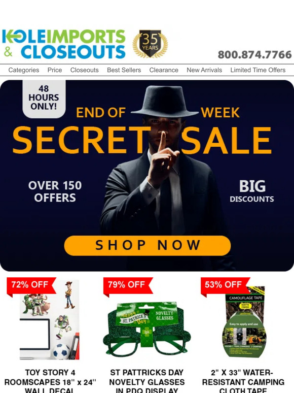 Kole Imports: Email Exclusive Weekend Secret Sale! | Milled