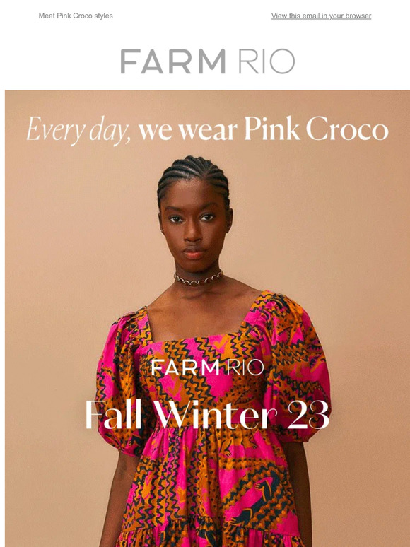 FARM Brasil: THE Pink print you’ll love 💗 | Milled