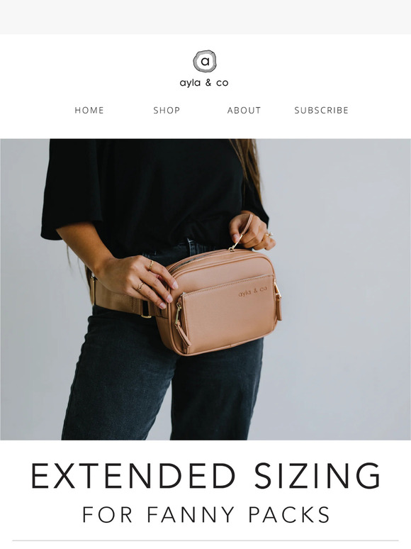 Ayla & Co: Fanny Packs in Extended Sizes! | Milled